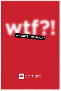 dailyobjects-wtf-small-wall-art-print Paper Print - zomato posters ...