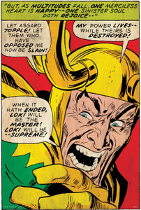 Thor -angry poster (Officially Licensed) Paper Print - Movies posters ...