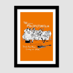 The Serious Procrastination Glass Photographic Paper - Captain Kyso ...