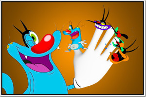 Oggy Cartoon Poster Paper Print - Animation & Cartoons posters in India ...