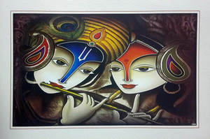 Radha Krishan Ji FCS Paper Print - Religious posters in India - Buy art ...