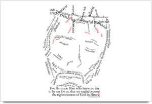 Jesus Christ Typography Face Laminated Poster Paper Print - Rangeele ...