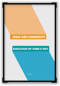 Ideas Are Commodity Motivational Quote A4 Paper Print - Quotes ...