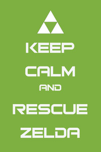 Rescue Zelda Paper Print - Gaming posters in India - Buy art, film ...