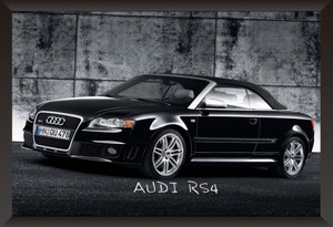 Hunover Audi Rs4 Special And 1967 Camaro Special Paper Poster Paper ...