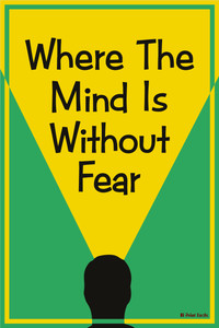 Poster - Where The Mind Is Without Fear Paper Print - Print Uncle ...