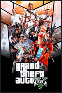 Grand Theft Auto Posters - Game Posters - (GTA) Paper Print - Gaming ...