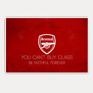 Arsenal You Can't Buy Class jumbo size poster Paper Print - Abstract ...