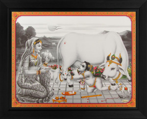 Lord Krishna / Baby Krishna / Bal Krishna Poster Paper Print - Art ...