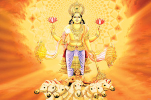 Lord Surya Paper Poster 12"x18" Paper Print - Religious posters in ...