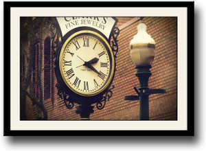 Vintage clock Fine Art Print - Decorative posters in India - Buy art ...