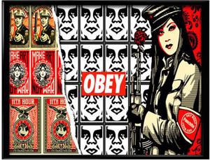 Obey The Cult Paper Print - Music, Floral & Botanical, Animation ...