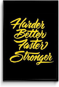 Harder Better faster Stronger Paper Print - TV Series, Movies posters ...