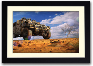 Military Vehicle Humvee Fine Art Print - Vehicles posters in India ...