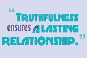 Posterhouzz Truthfulness Poster Fine Art Print - Quotes & Motivation ...