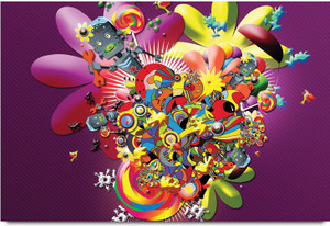 Beautiful Musical Expressions Music AW Paper Print - Music, Abstract ...