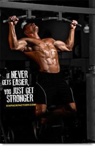 Get Stronger Motivation Quote Paper Print - Quotes & Motivation posters ...