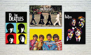 The Beatles Poster Set Paper Print - Music posters in India - Buy art ...
