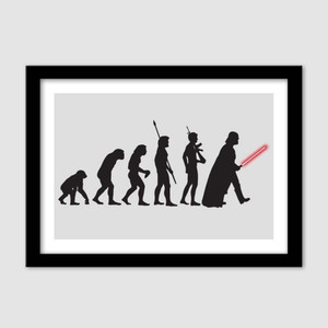 EurekaDesigns Poster The Human Evolution Fine Art Print - Pop Art ...
