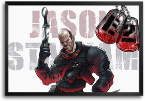 RangeeleInkers Jason statham Artwork Laminated Frame Poster Paper Print ...