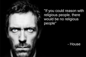 Gregory House Religion Premium Poster Paper Print - ArtzFolio.com ...