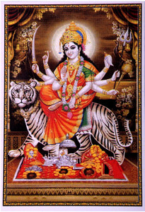 Bm Traders Maa Durga Rolled Poster Big Paper Print - Religious posters ...