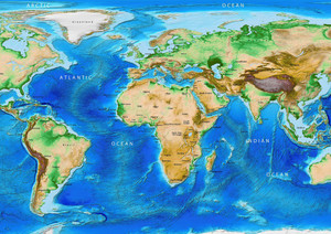 World Political Map PP-16-L-10 Paper Print - Maps posters in India ...