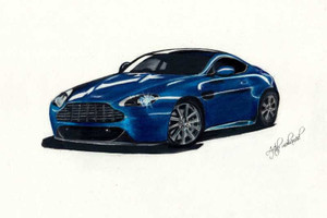 Aston Martin Artwork | Artist: Aftab Mohamed Photographic Paper ...