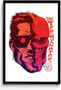 The Terminator Graphic illustration Paper Print - Pop Art, Comics, Pop ...