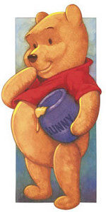 Pooh Fine Art Print - Disney posters - Animation & Cartoons posters in ...