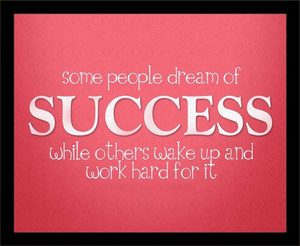 Eureka Designs Dream! Wake Up! Work Hard! Poster Paper Print Paper ...