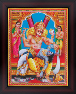 Lord Narasimha / Nrusimha / Narasingh Poster Paper Print - Art ...
