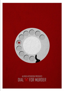 EurekaDesigns Posters Murder - Dial M Fine Art Print - Minimal Art ...