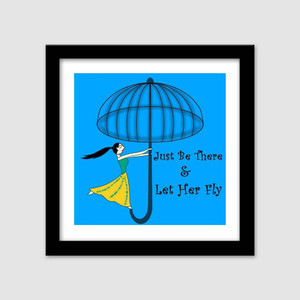 Let Her Fly Laminated & Framed Wall Mounted Photographic Paper ...