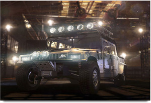 RangeeleInkers Crew hummer raid Laminated Poster Paper Print - Abstract ...