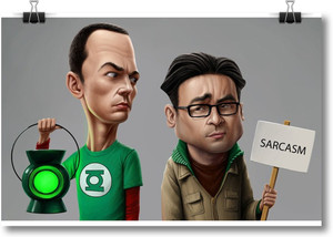 Big Bang Theory TV Series #PL3378 Paper Print - TV Series posters in ...