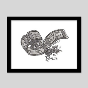 Change Your Ticket Laminated & Framed, Dual-Utility (Wall Mounted and ...