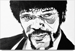 RangeeleInkers Pulp Fiction Men Laminated Poster Paper Print - Abstract ...