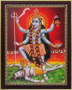 Godess Kali / Mahakali / Kalika Poster Paper Print - Art & Paintings ...