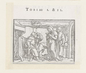 Tobit is blind. 1538 (Medium) Paper Print - Art & Paintings posters in ...