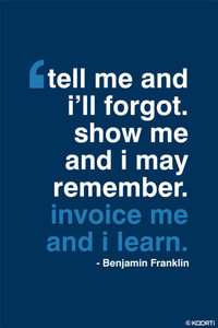 KAARTI Tell Me And I Will Forgot - Benjamin Franklin (Medium) Sticker ...