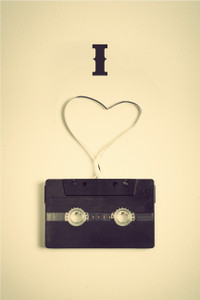 EurekaDesigns Poster I Heart Music Paper Print - Art & Paintings ...