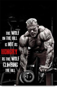 Dennis Wolf Bodybuilder Motivation Quote Paper Print - Quotes ...