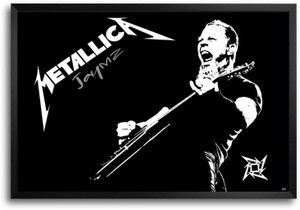 Metallica Framed Photographic Paper - Personalities posters in India ...