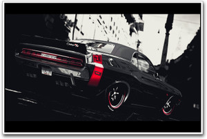 Muscle Car Paper Print - Vehicles posters in India - Buy art, film ...