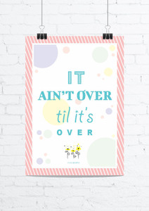 Digital Print Wall Poster. Unique, Fun, Inspirational Designs By ...