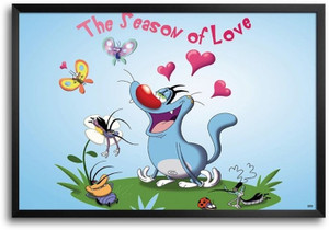 Oggy Cartoon Framed Photographic Paper - TV Series posters in India ...