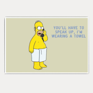 The Simpsons Funny Punch Line (18x12) Paper Print - Abstract posters in ...