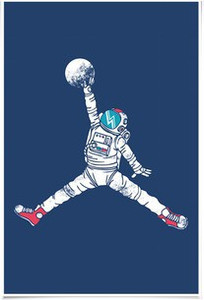 dailyobjects-space-dunk-medium-wall-art-print Paper Print - steven ...