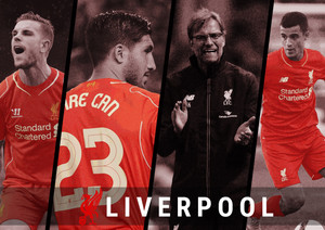 Liverpool grunge poster Paper Print - Gaming, Quotes & Motivation ...